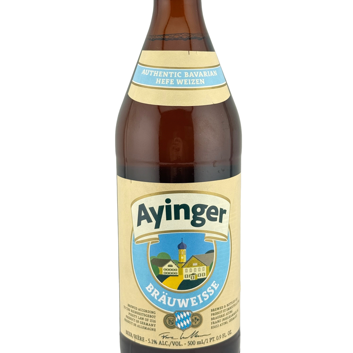 Ayinger Brewery: Brauweisse Hefeweizen - 16.9oz – The Original Craft ...