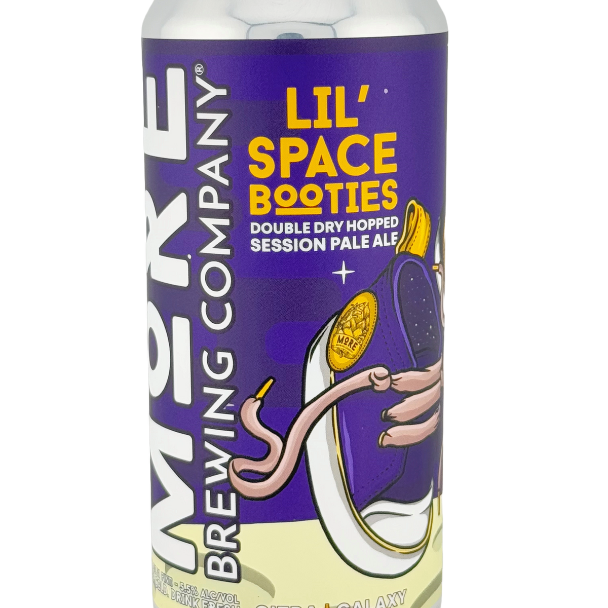 More Brewing: Lil’ Space Booties Double Pale Ale - 16oz – The Original ...