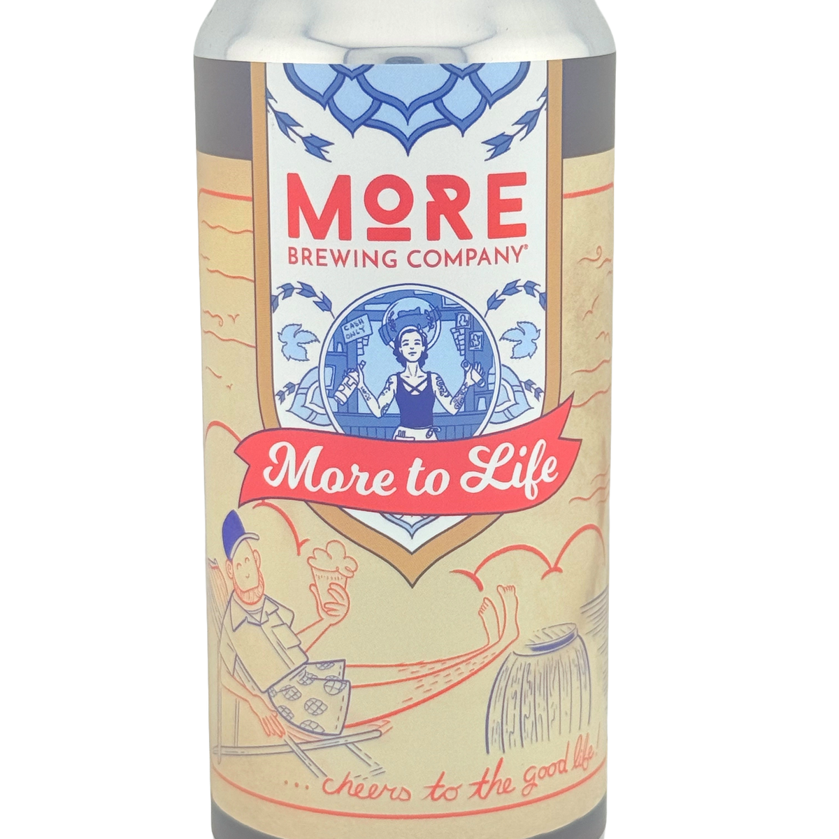 More Brewing: More to life Lager - 16oz – The Original Craft Beer Club