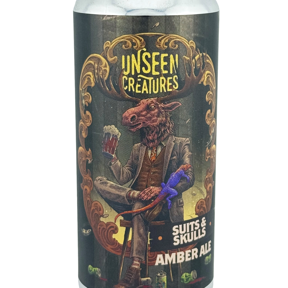 Unseen Creatures Brewing: Suits & Skulls Amber Ale - 16oz – The ...